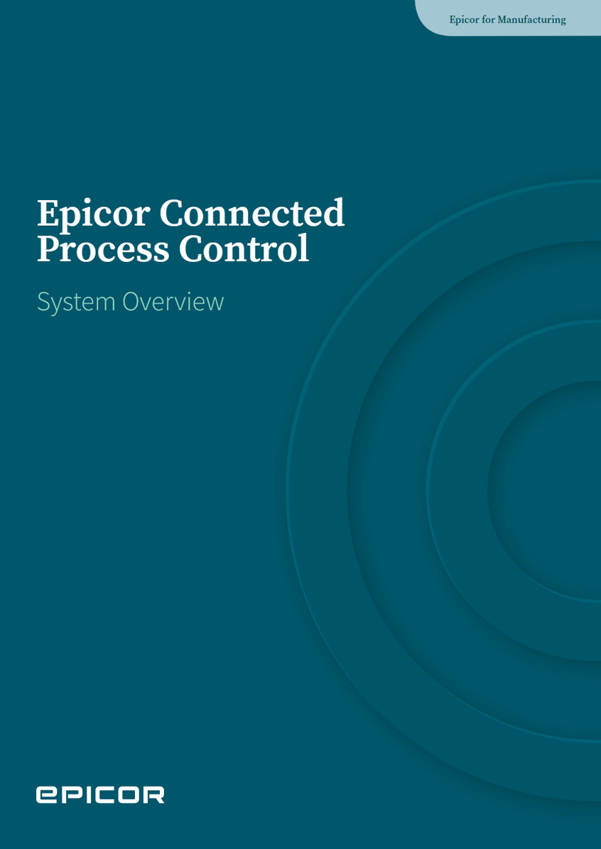 Epicor Connected Process Control - System Overview